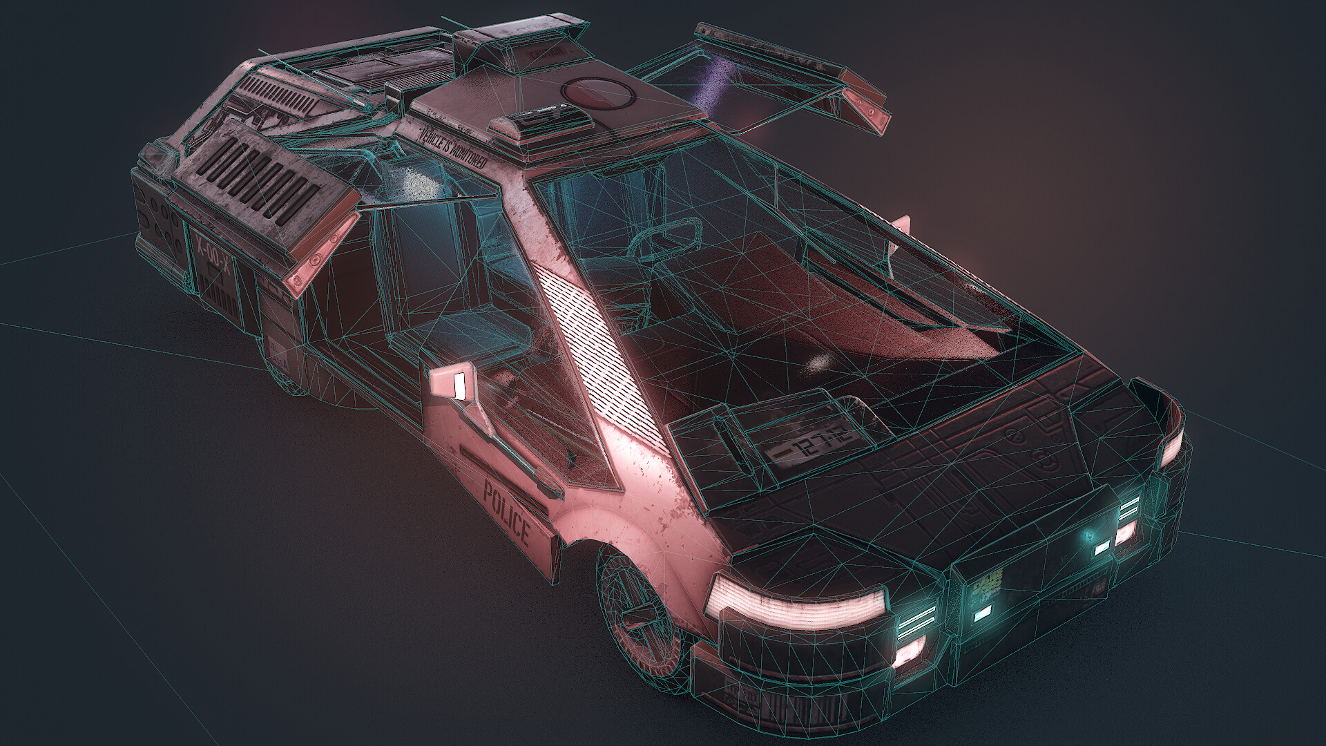 Pavel Tarnowski - 1982 Blade Runner Ground Police Car