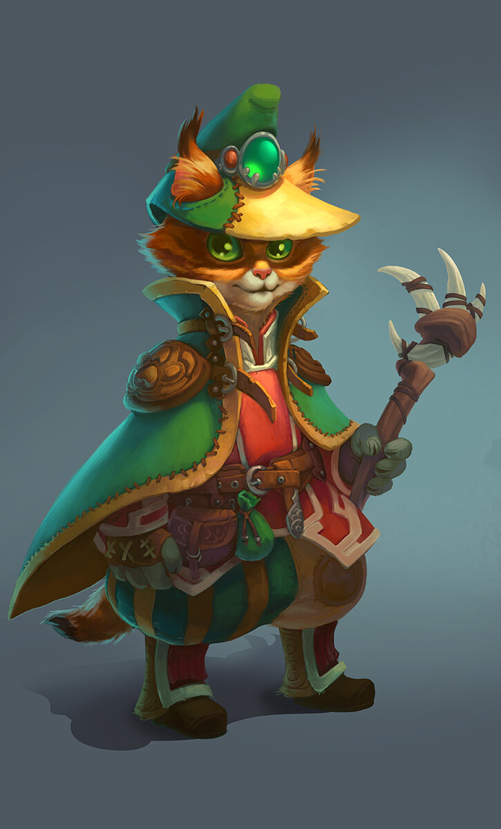 ArtStation - FF cat-mage