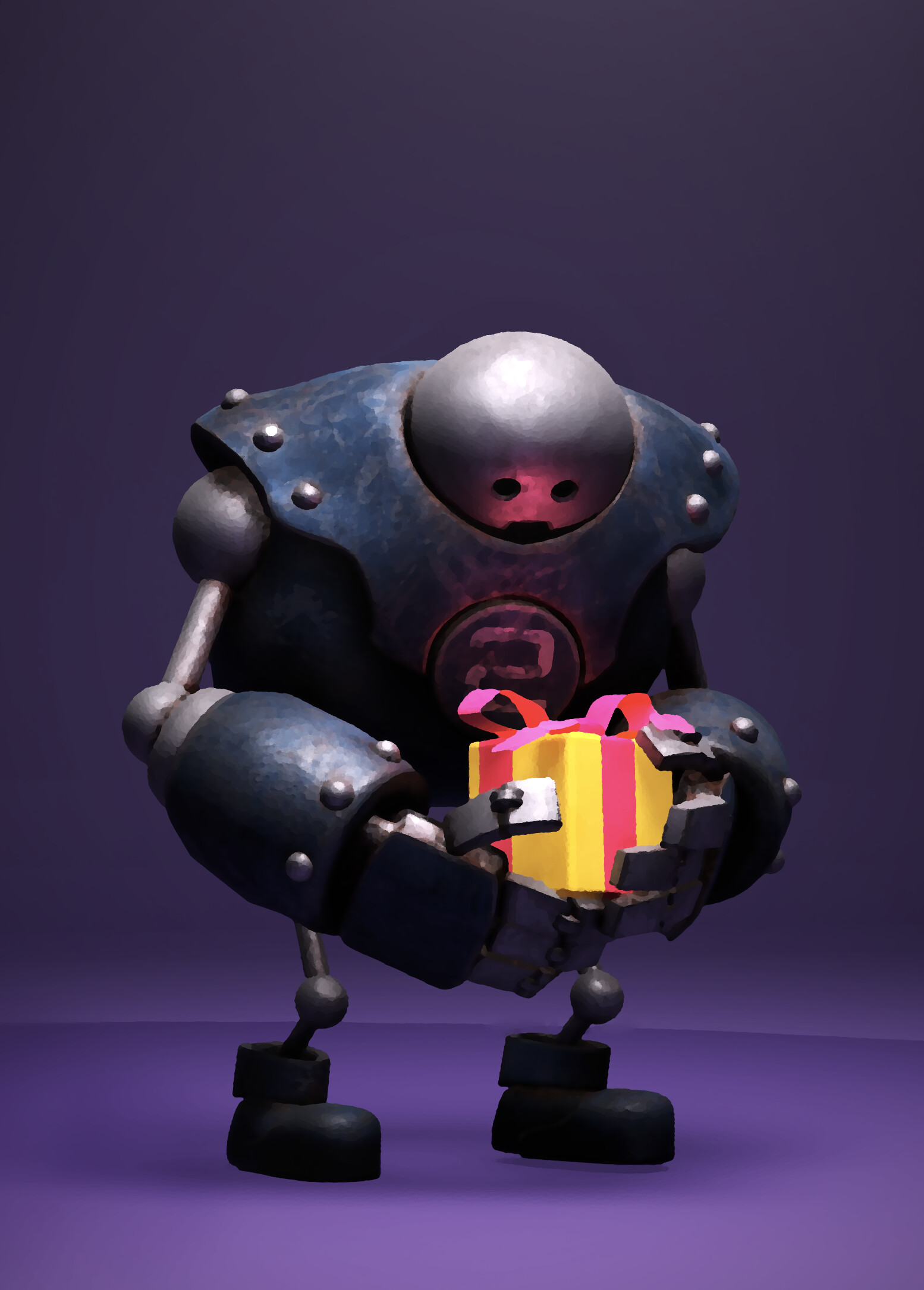 ArtStation - Happy Robot: 3