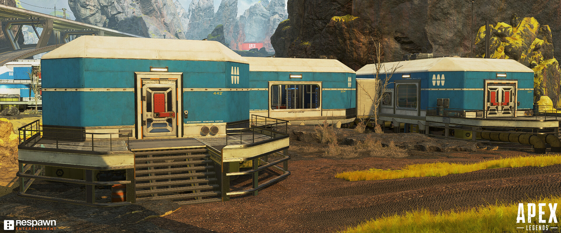 Paul Tran - Apex Legends - World's Edge - Research Station Buildings