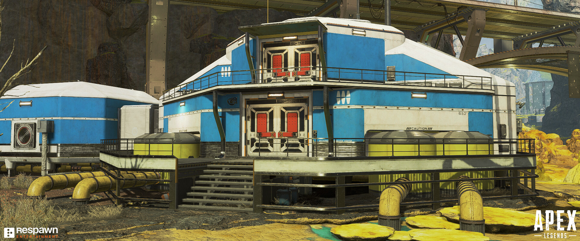 Paul Tran - Apex Legends - World's Edge - Research Station Buildings