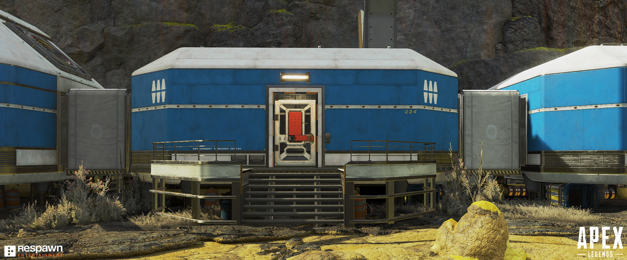 Paul Tran - Apex Legends - World's Edge - Research Station Buildings