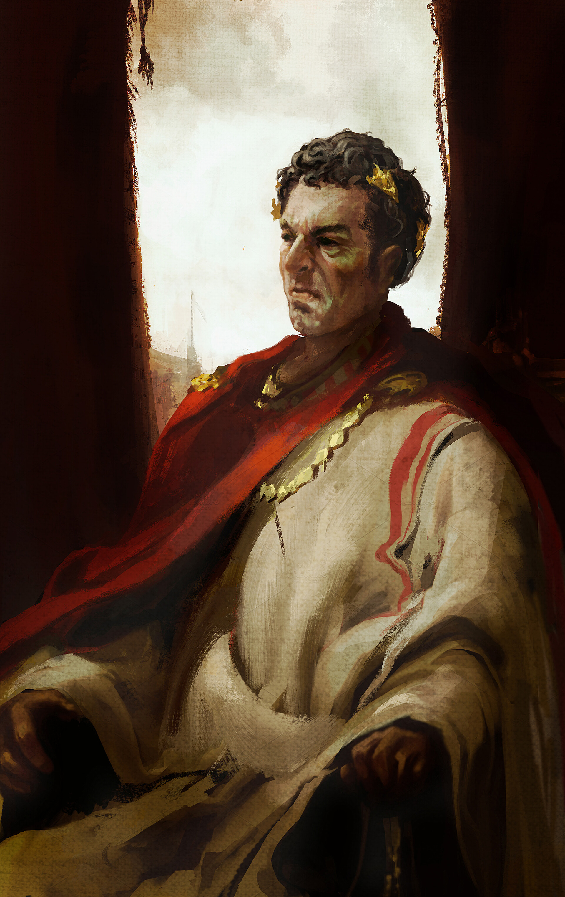 ArtStation - Historical Portraits - Caesar