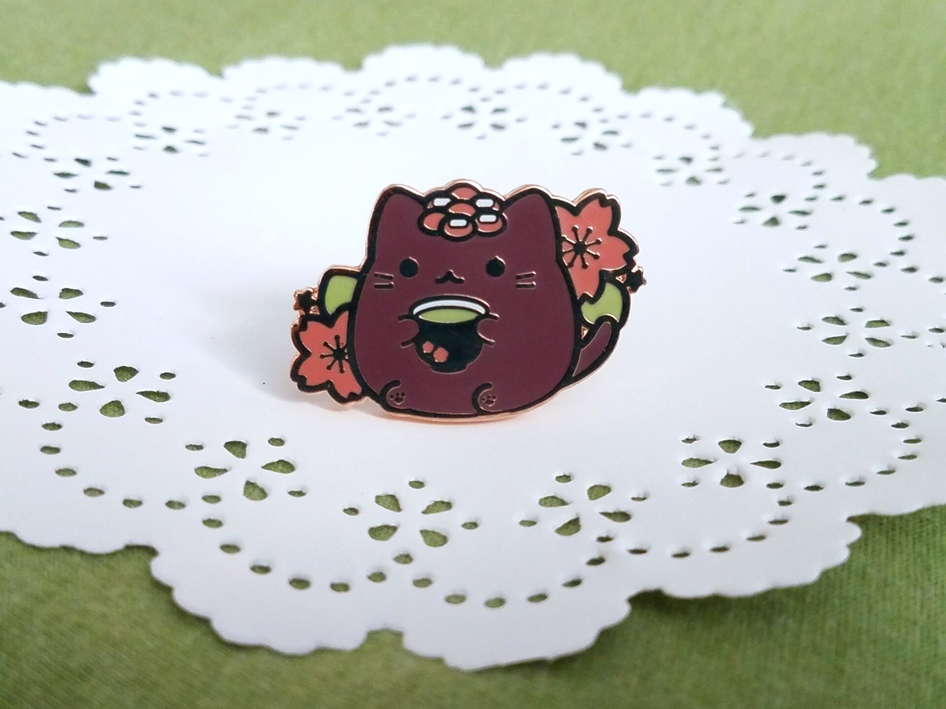 ArtStation - Meowtcha Enamel Pin