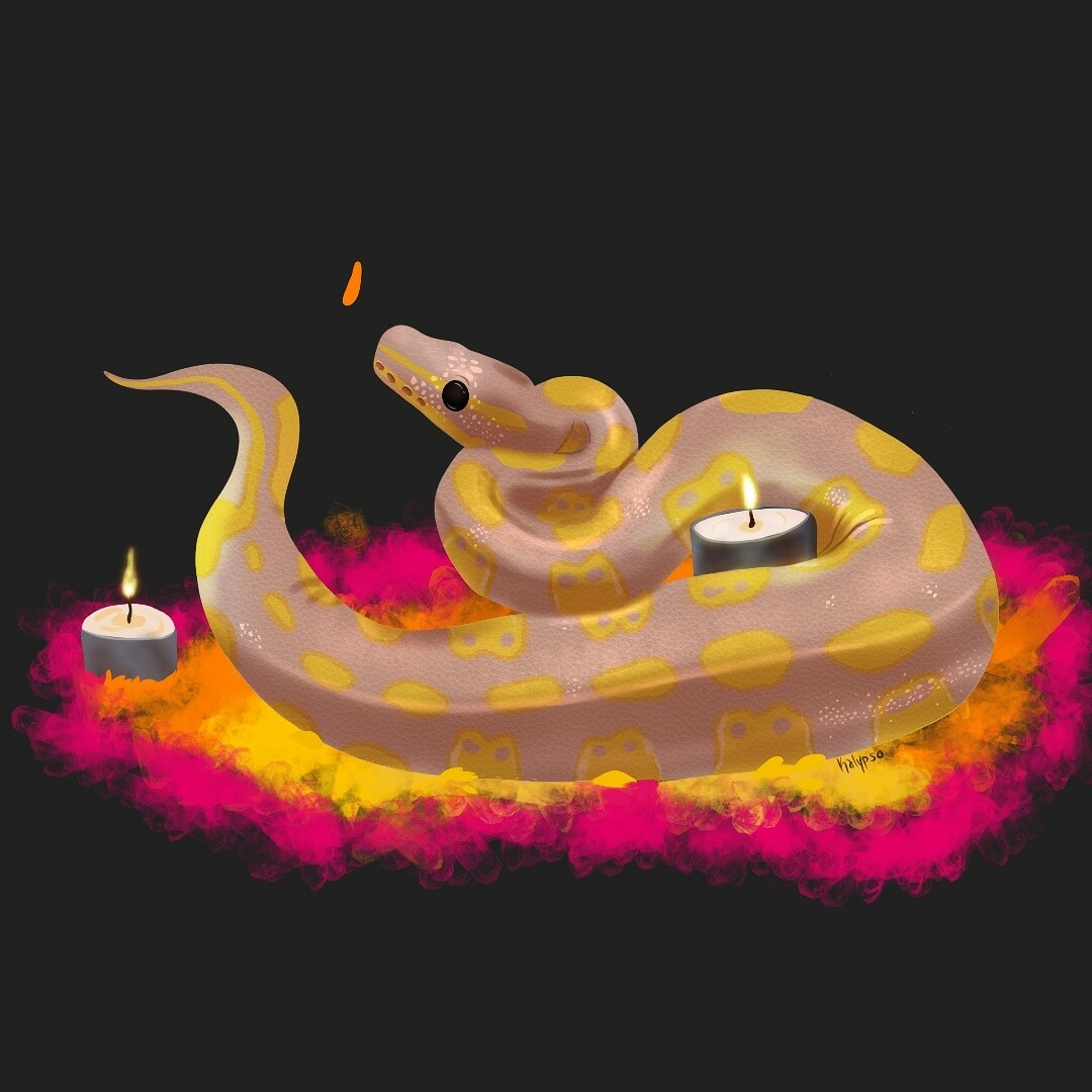 ArtStation - Holiday snakes: Diwali