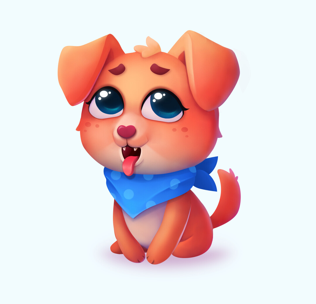 ArtStation - poppy-dog casual char