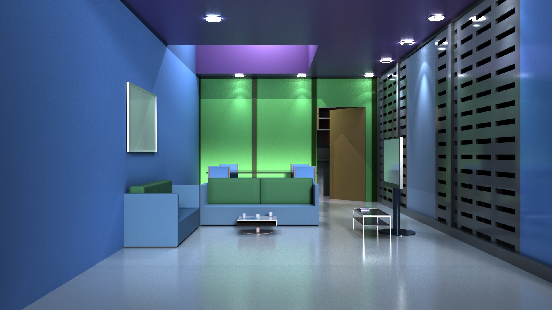 ArtStation - Interior night light