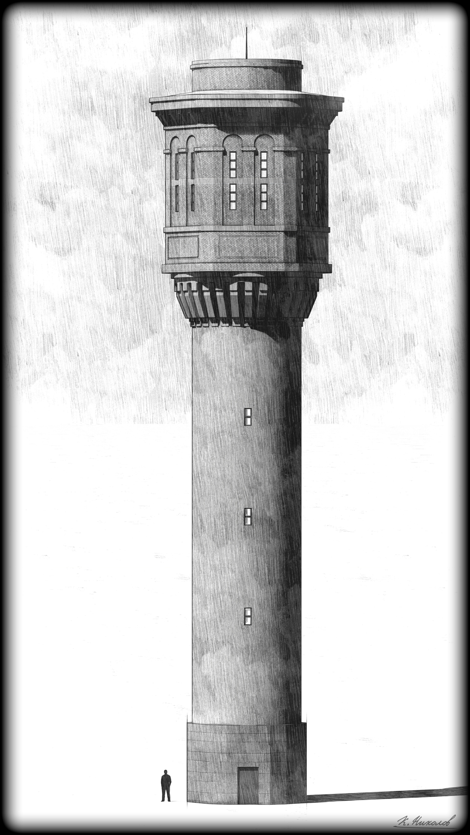 ArtStation - Water Tower 1