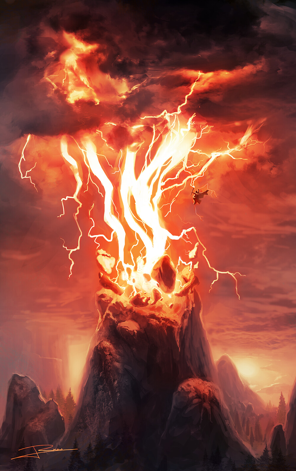 [/r/ImaginaryWeather] Thunder's Wrath by Thomas Ricci : r/ImaginaryBestOf