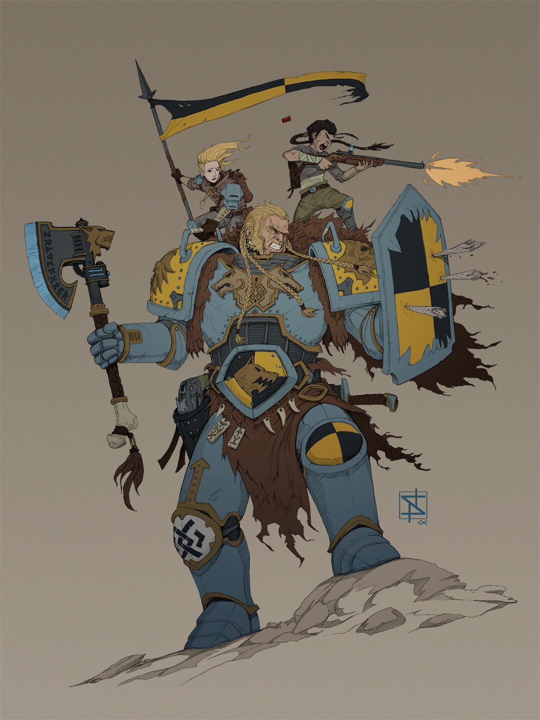 ArtStation - Space Wolf