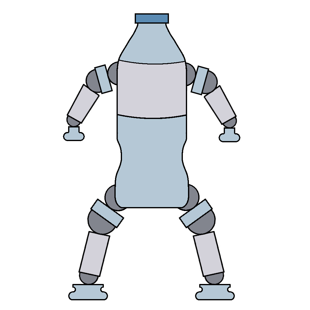 ArtStation - Bottle-Bot (Design With All Sprite Sheets) (WIP)