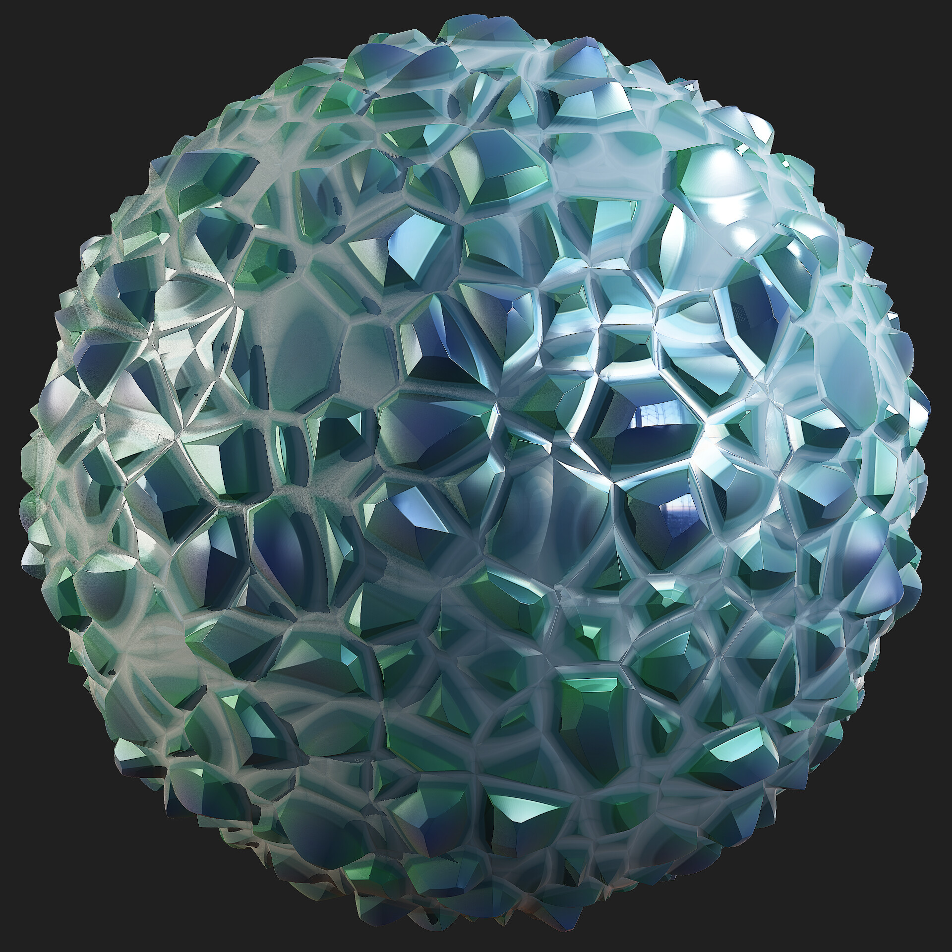 ArtStation - crystal blue material