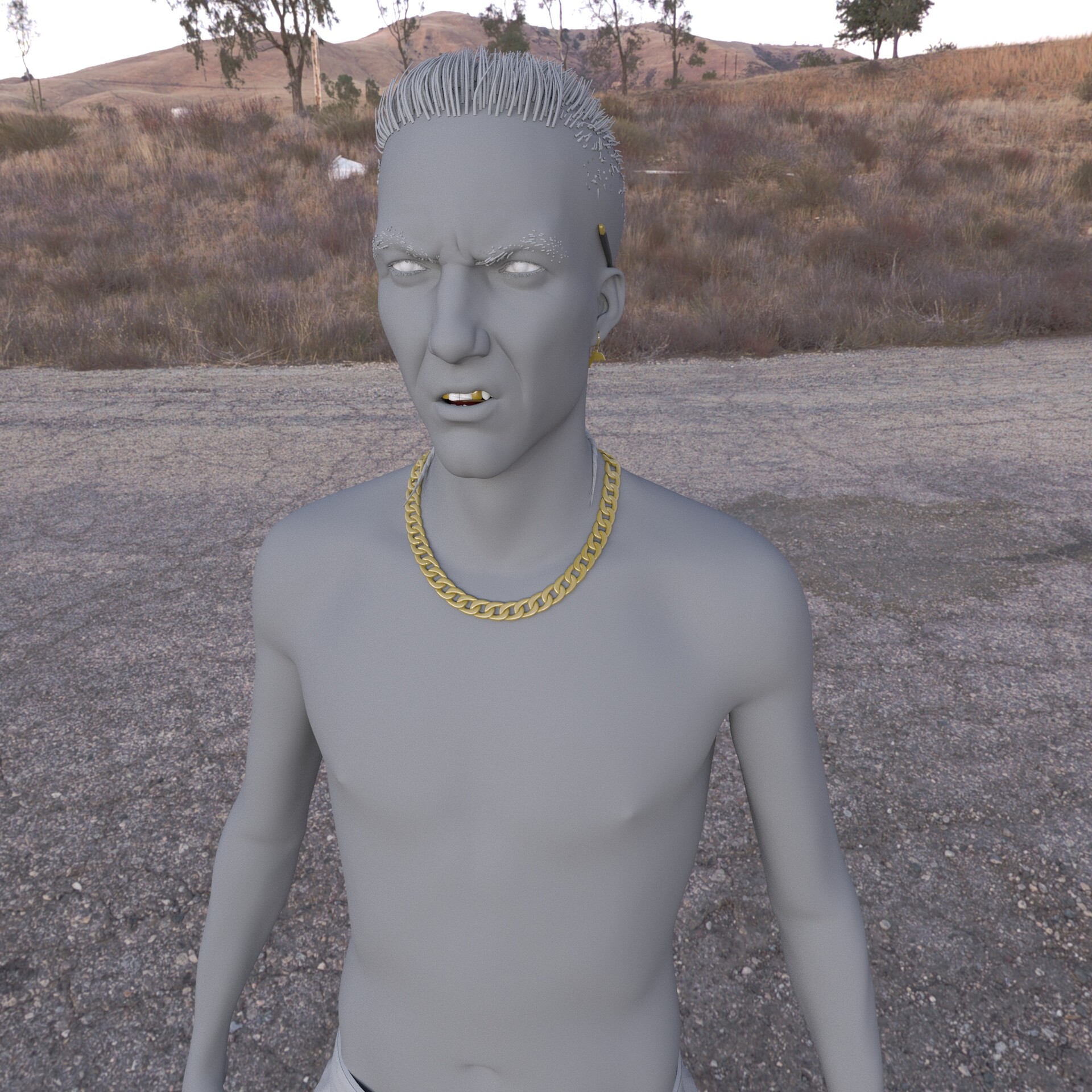 Sam Lennox - Ninja Digital Portrait (WIP)