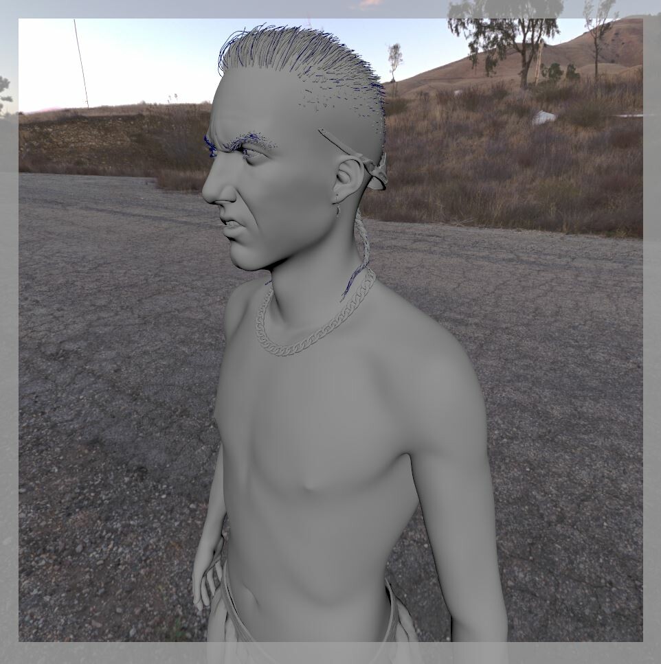 Sam Lennox - Ninja Digital Portrait (WIP)