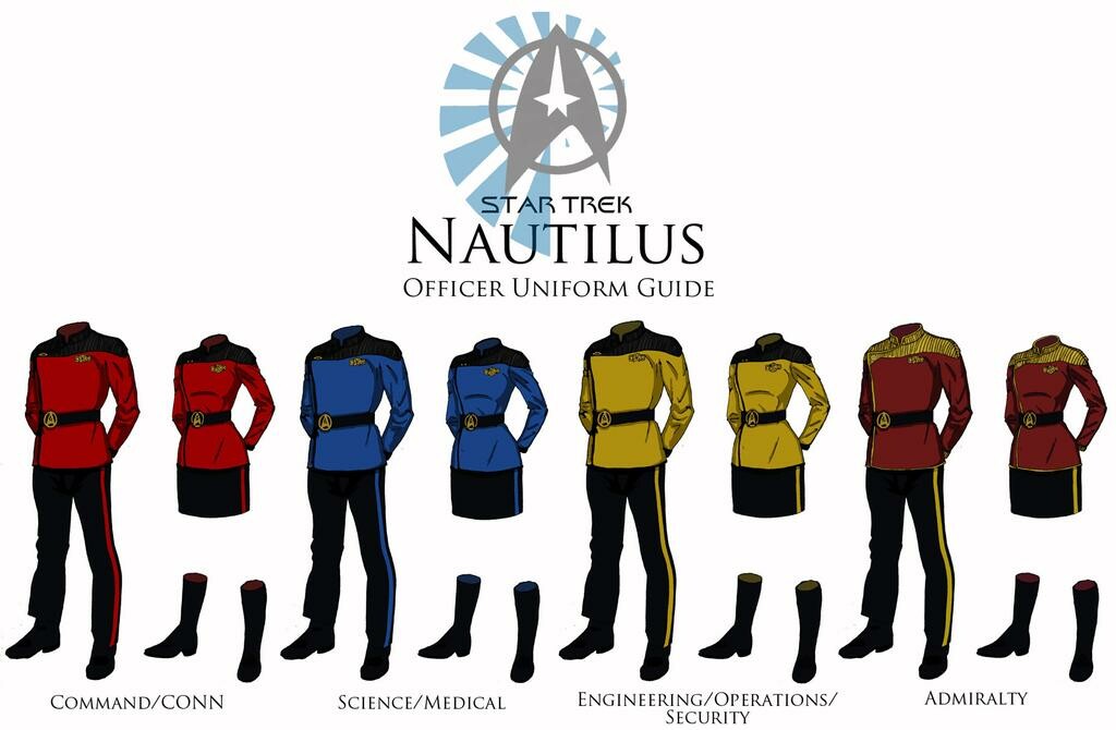 ArtStation - Star Trek: Nautilus Uniforms