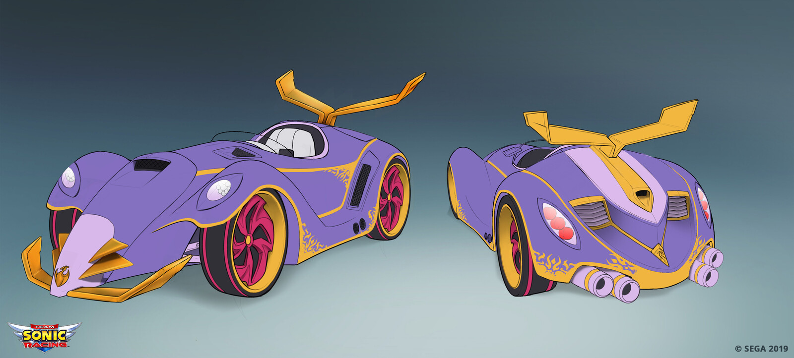 Jake Bullock - Team Sonic Racing Concept Art