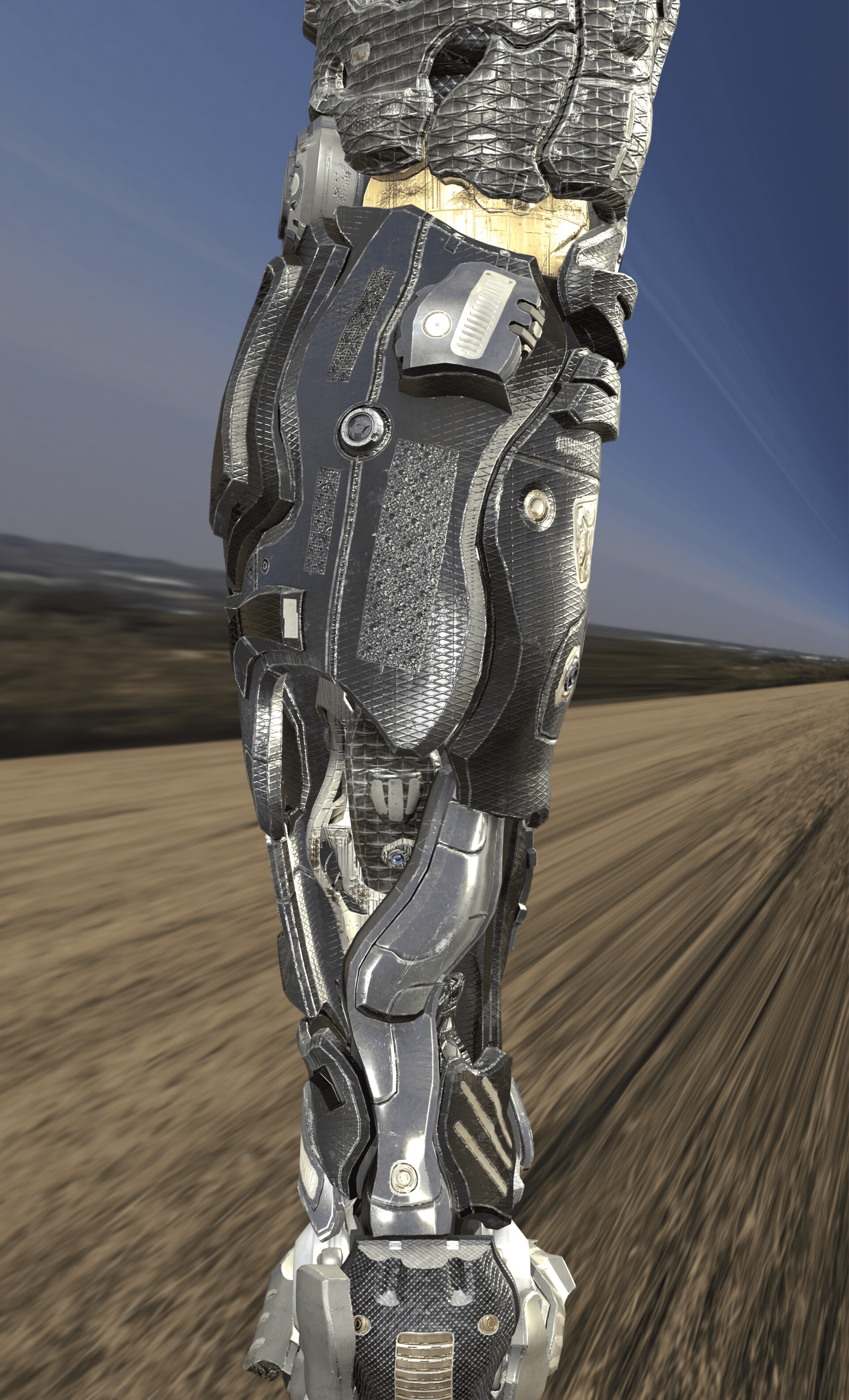 Raden Wijaya - Sci Fi Prosthetic Leg