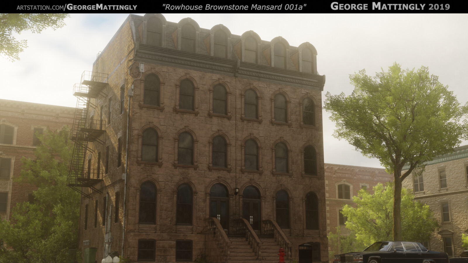George Mattingly - Real-time PBR Environment Showcase: Brownstone ...