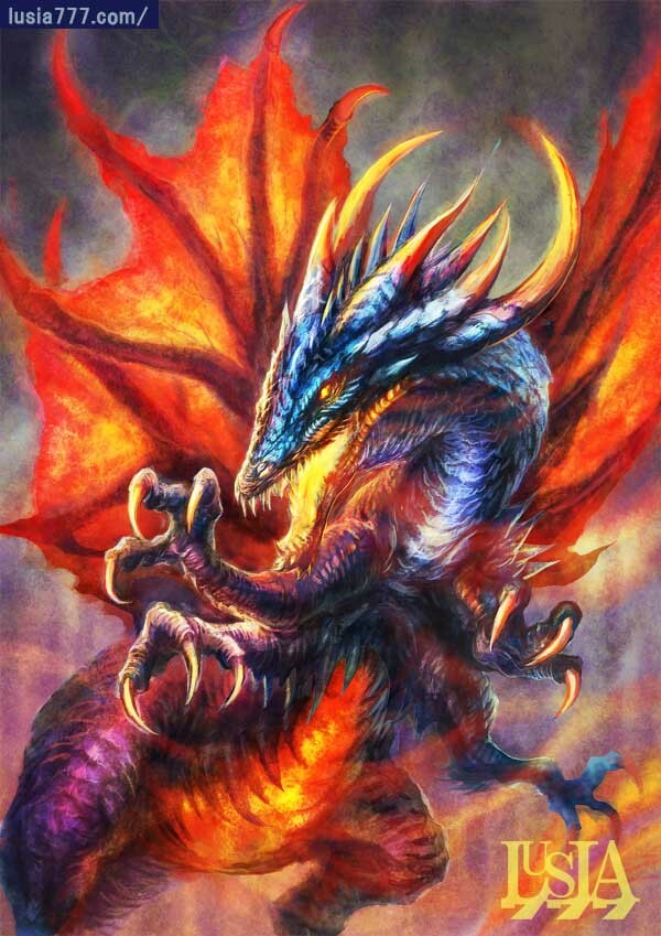 ArtStation - Flame lizard