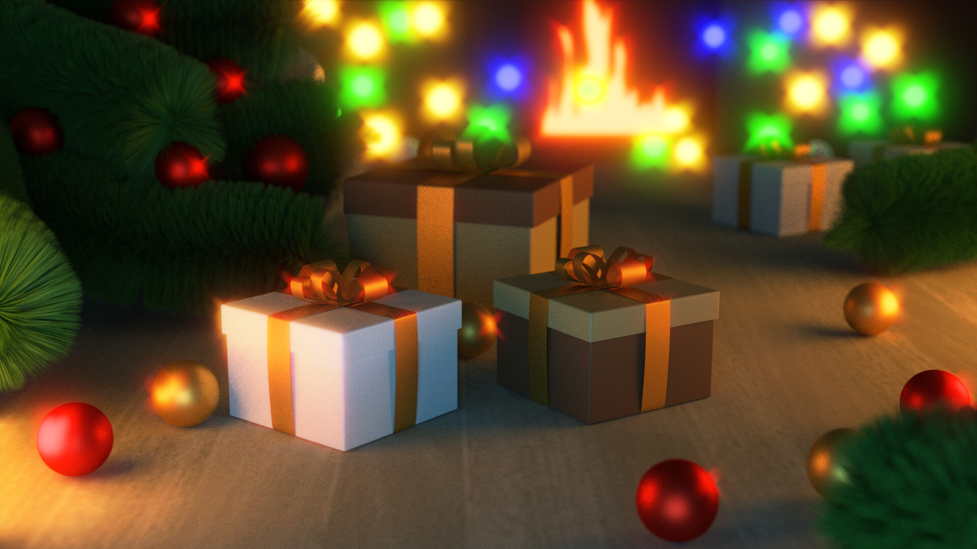 ArtStation - New Year composition