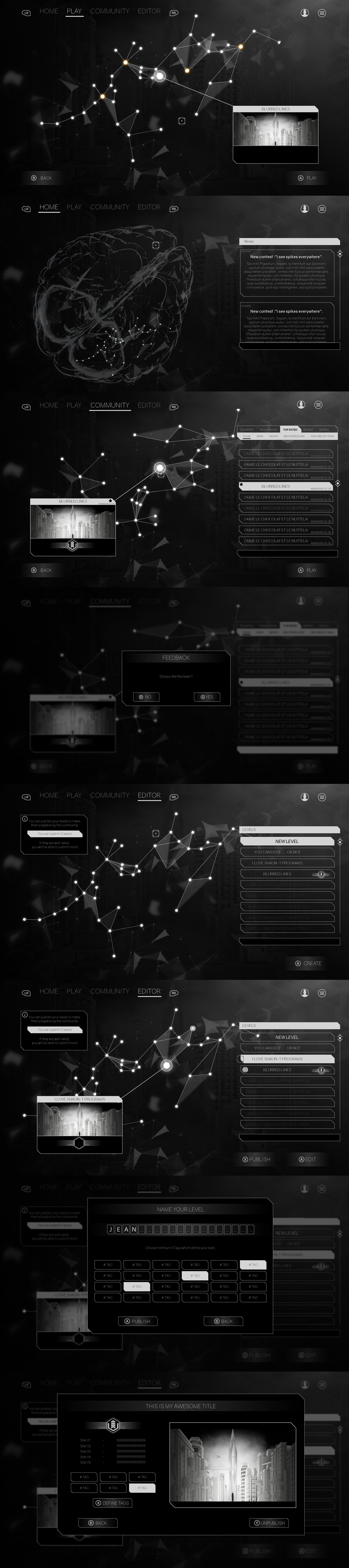 Nathanaël Lesage - Shift Quantum: User interfaces