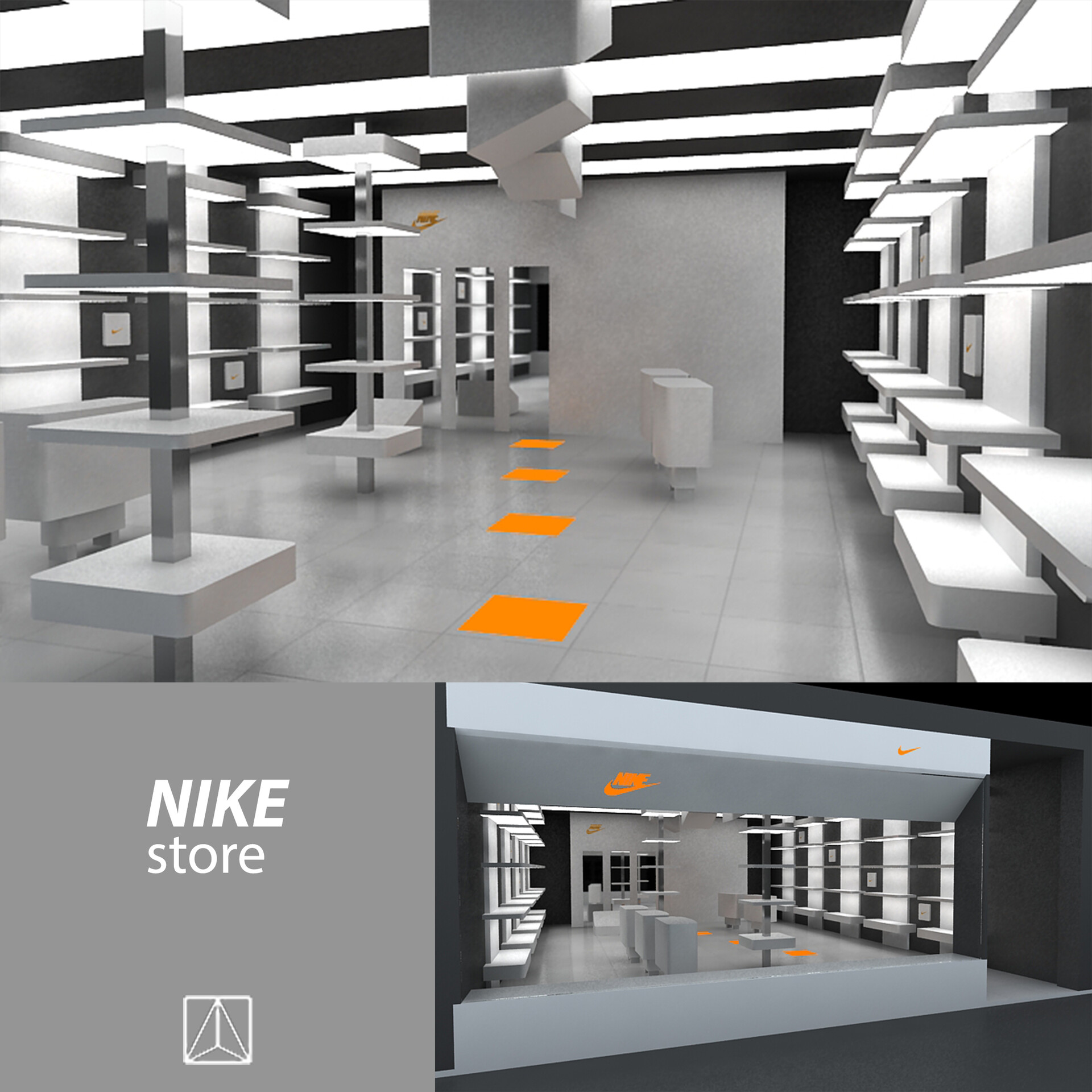 ArtStation - Nike store