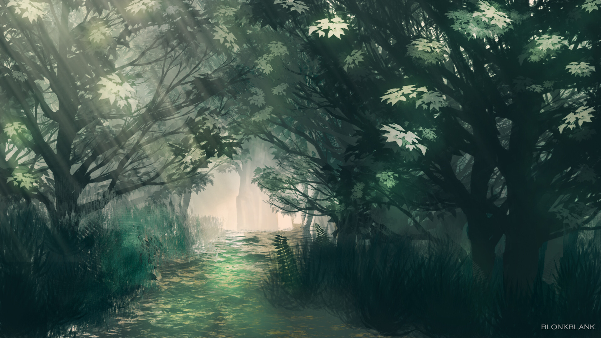 Tanapat Sukprasert - Forest Concept art