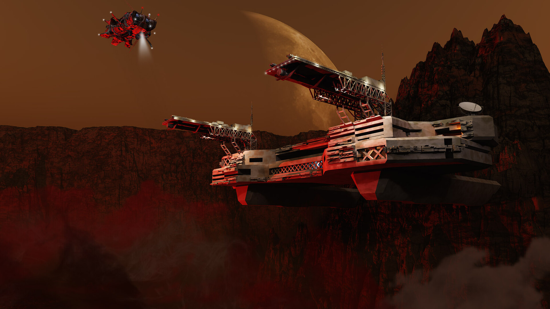 ArtStation - Space Base.