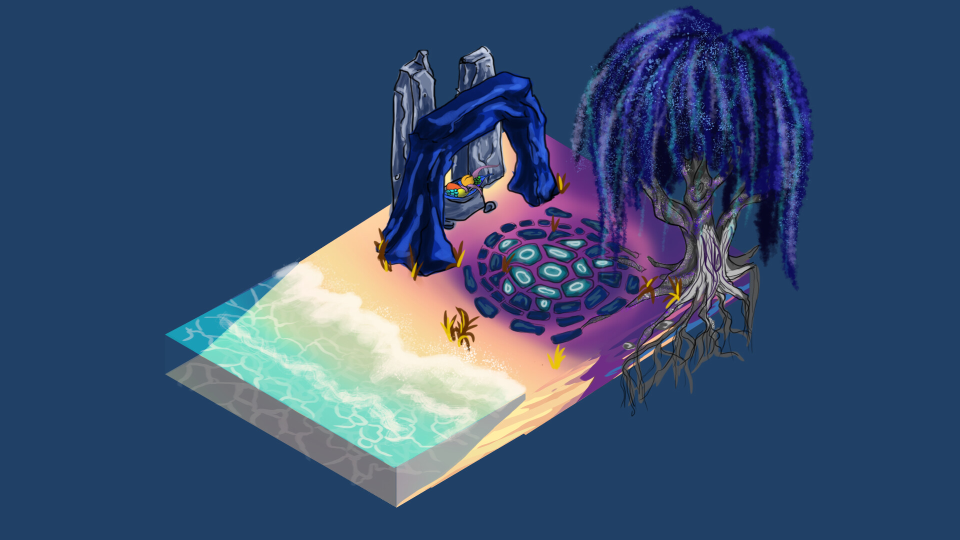 ArtStation - Mythical beach