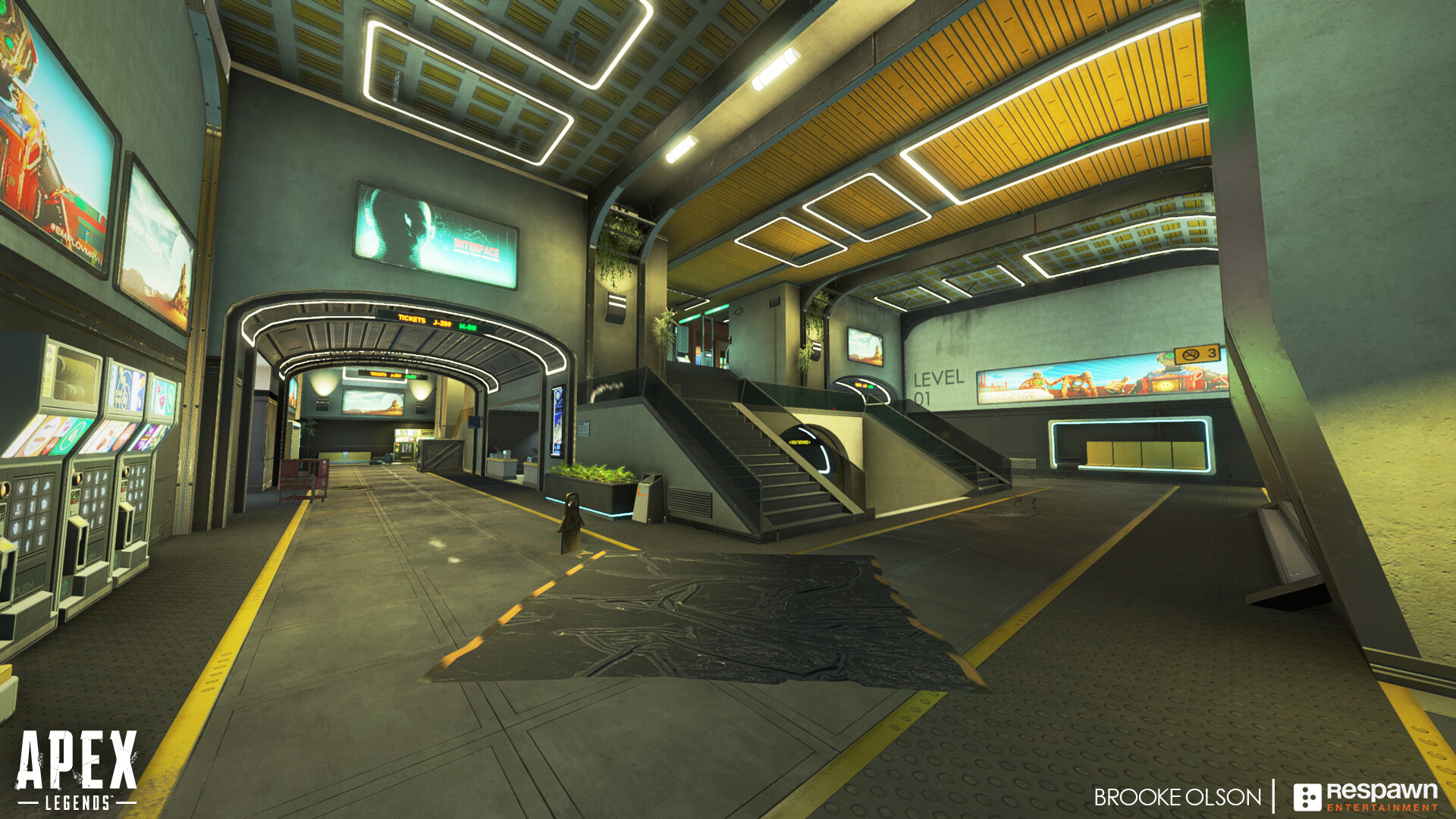 Brooke Olson - Apex Legends - World's Edge - Train Station Interior