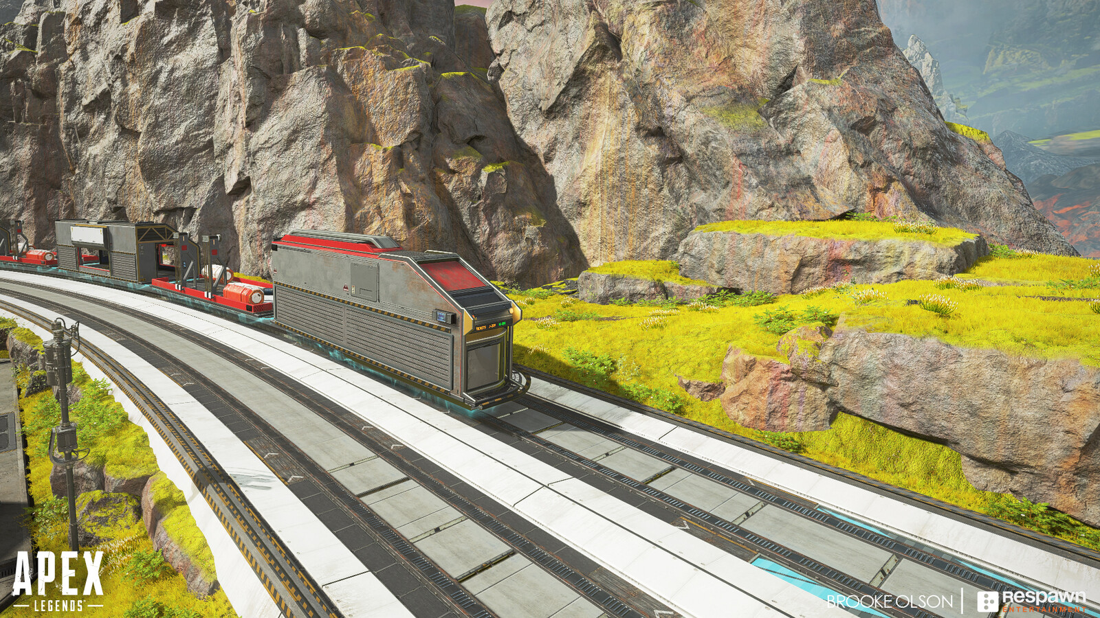 Brooke Olson - Apex Legends - World's Edge - Train + Train Tracks