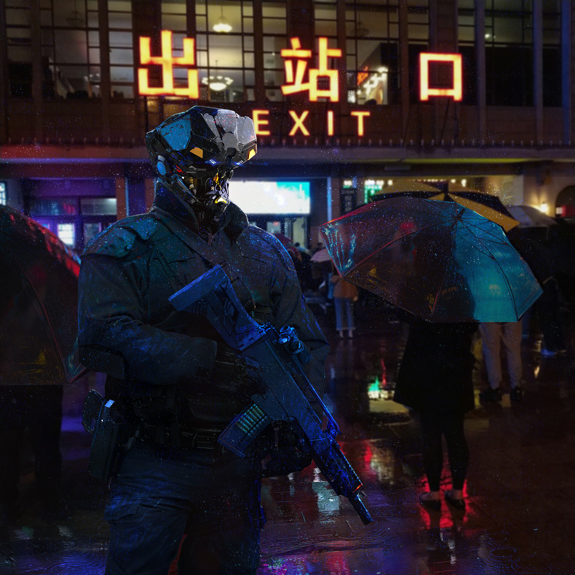 ArtStation - Mechanical police