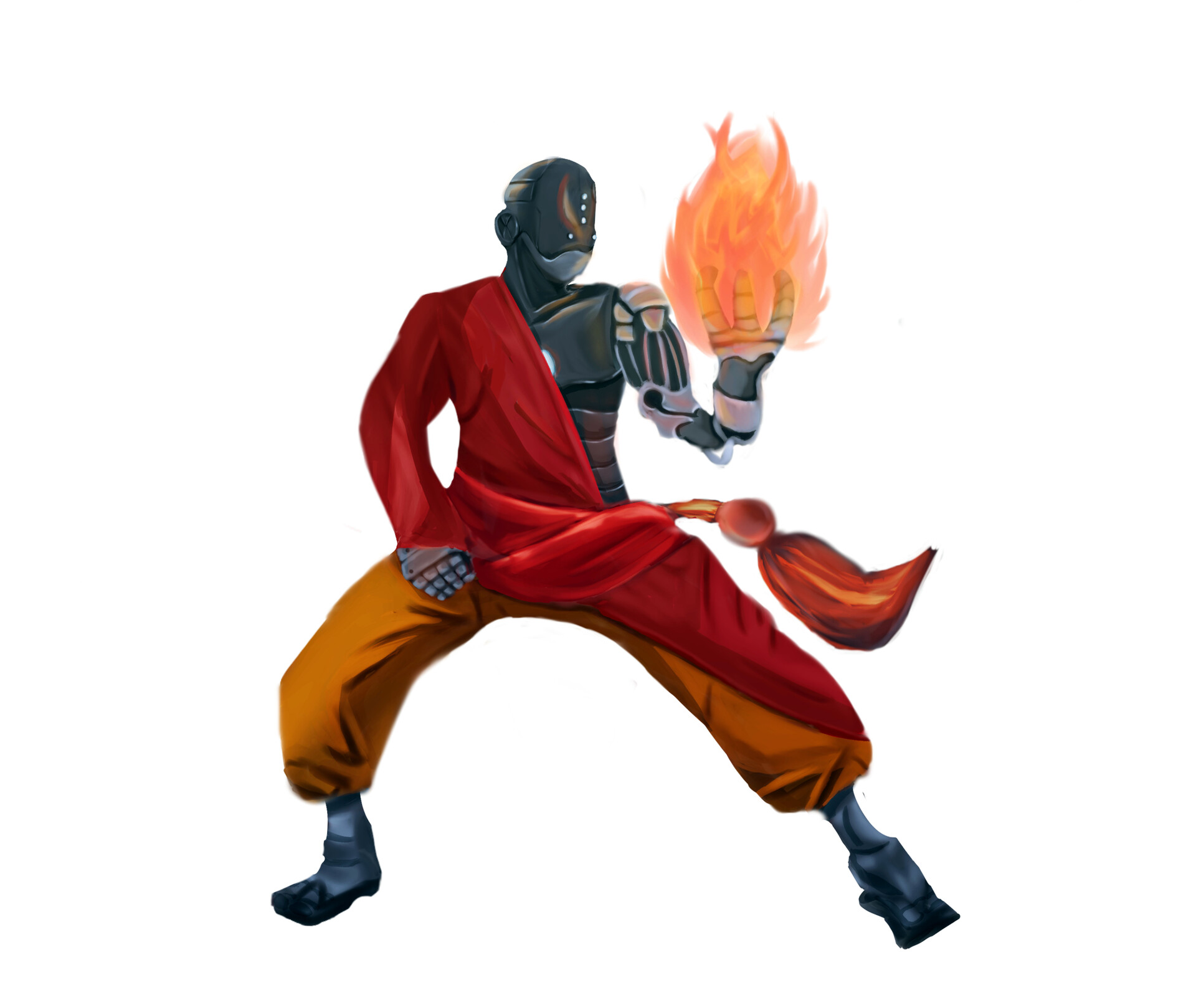 ArtStation - Robotic Monk