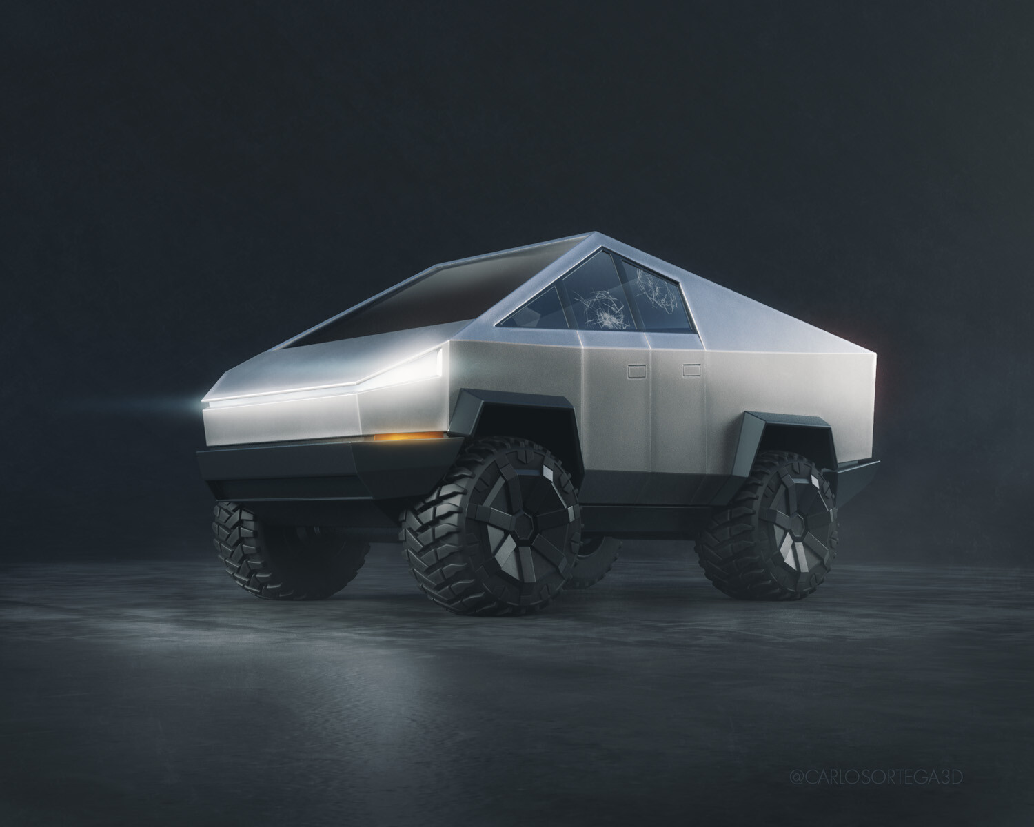ArtStation - Cybertruck - FunSize