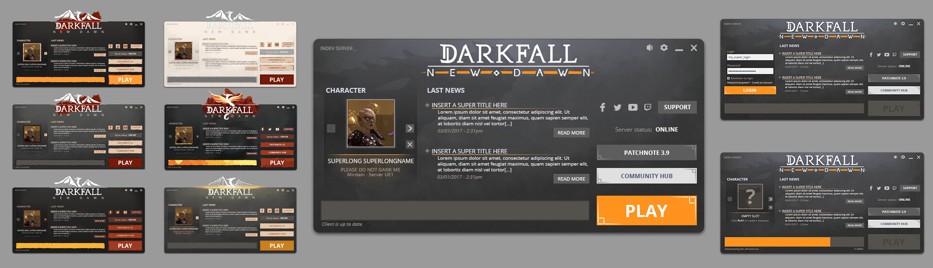 Thierry Haibach UI/UX Artist Freelance - Darkfall New Dawn / UI