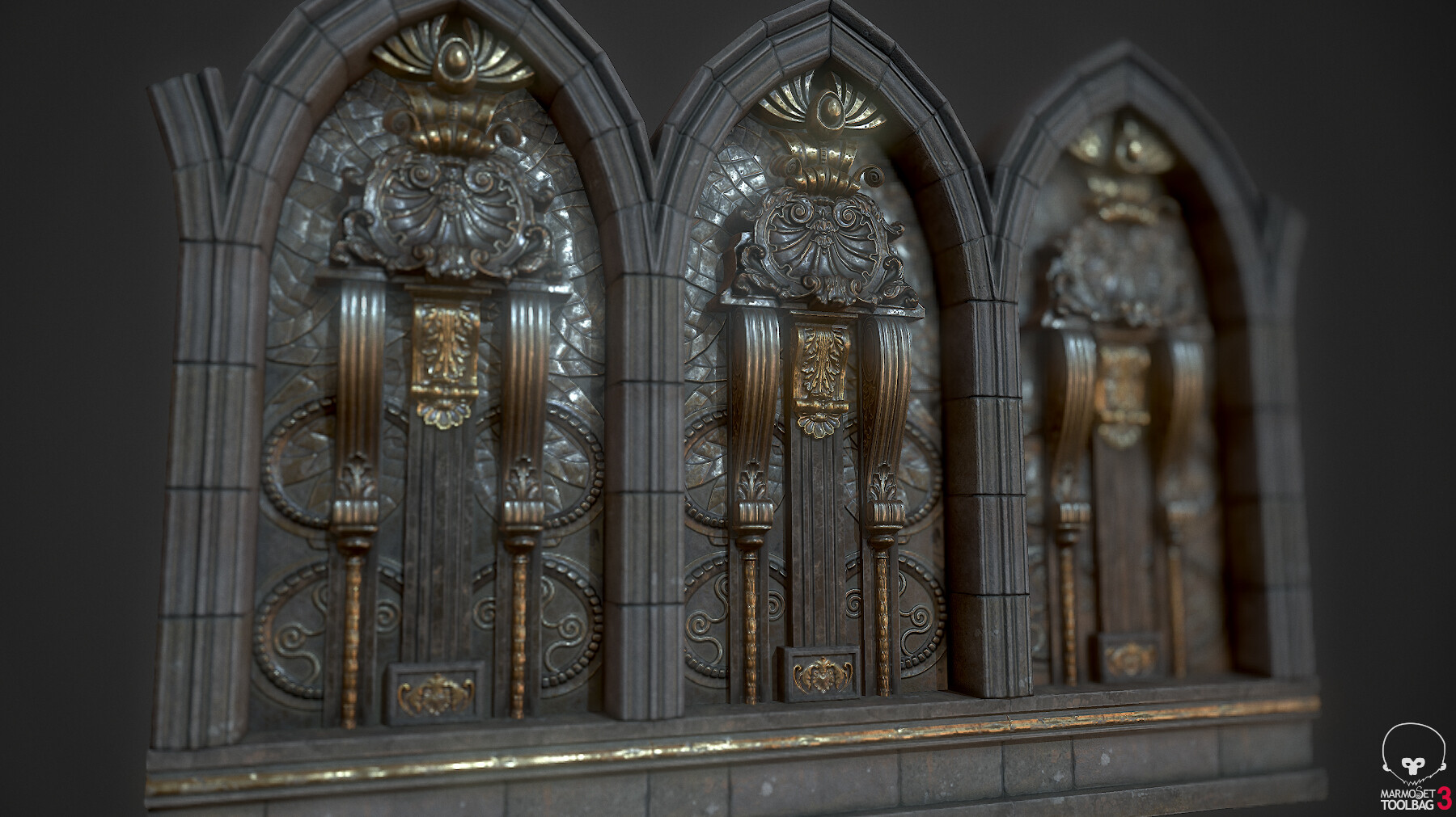 ArtStation - Gold Arch