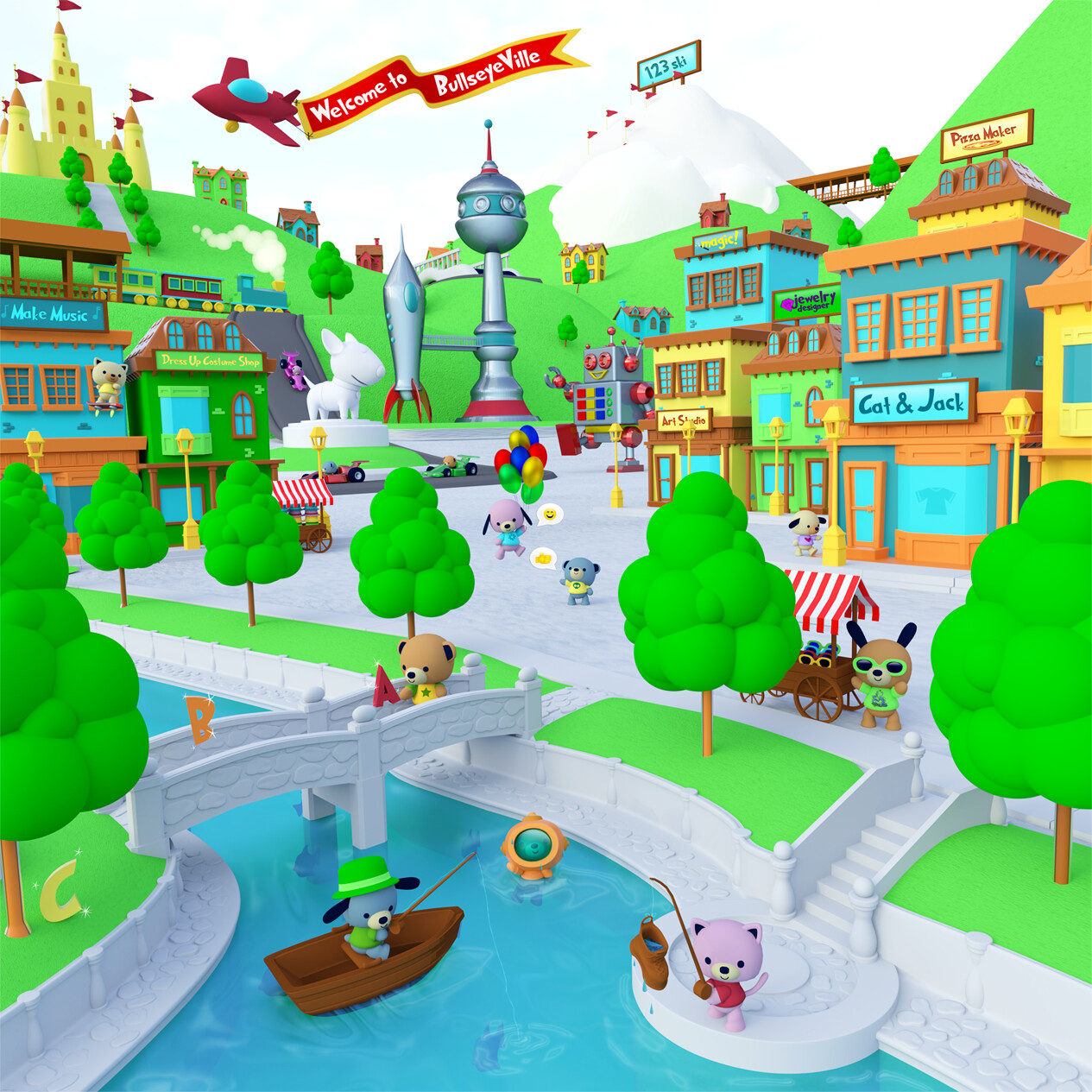 David Mansch - Playground Educational Video Game - concept