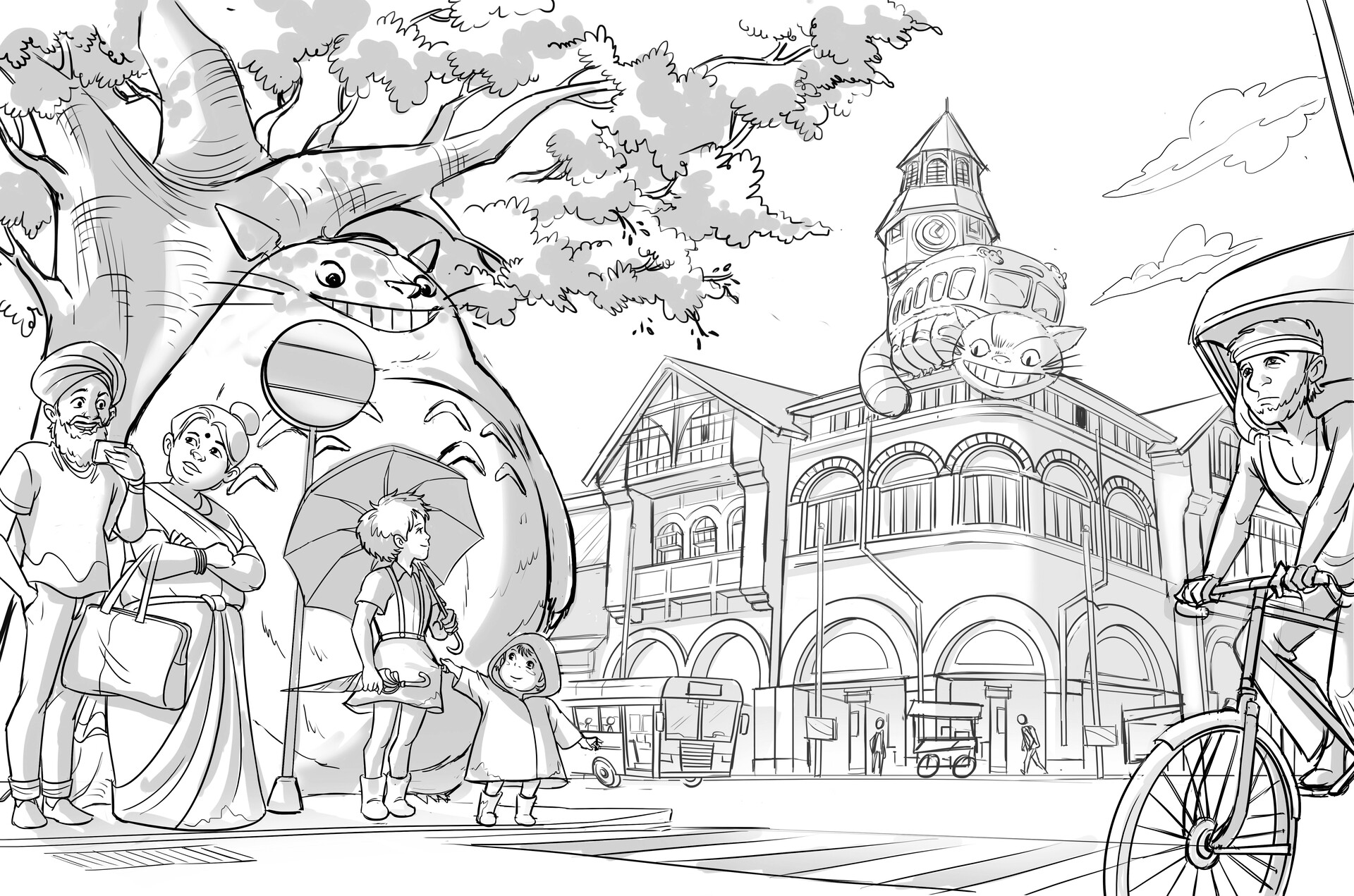 ghibli coloring book