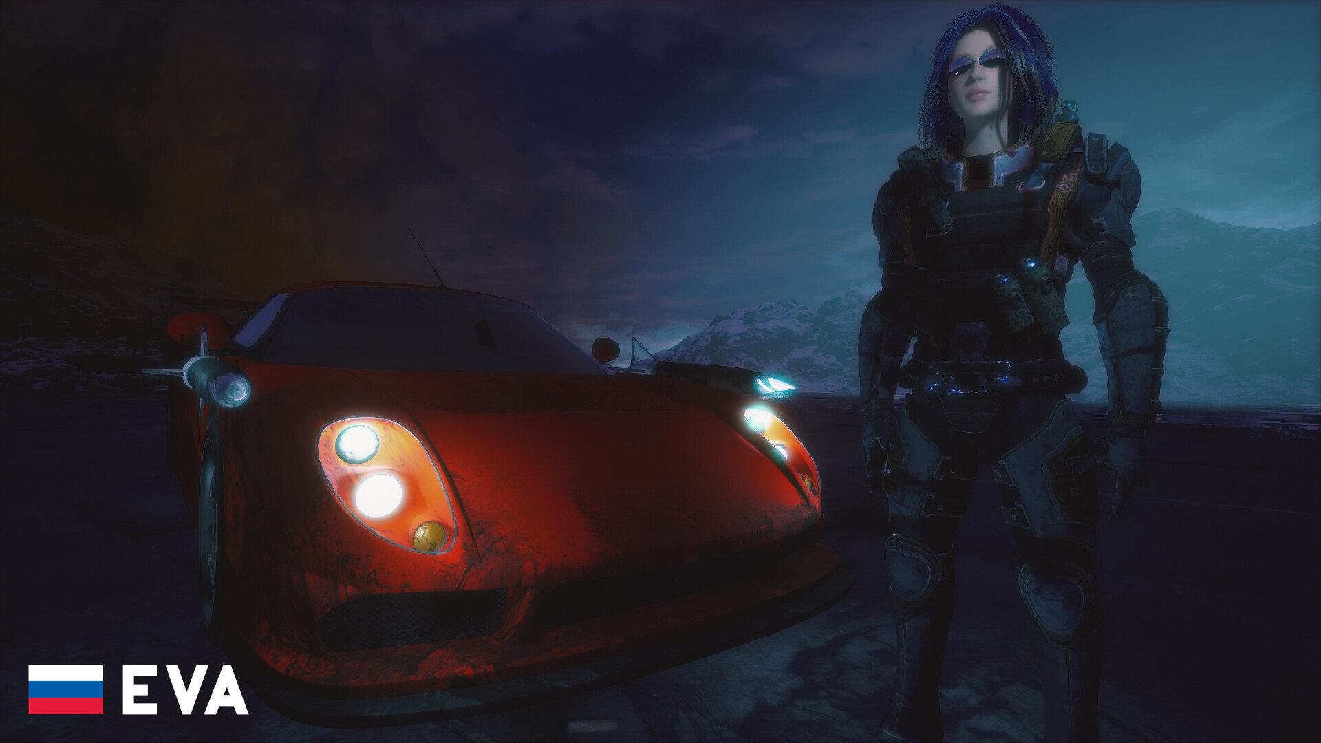 ArtStation - Eva, Car Combat Character, UE4