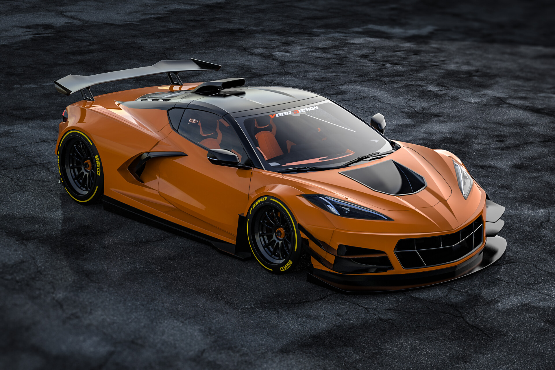 ArtStation - Widebody C8 Corvette