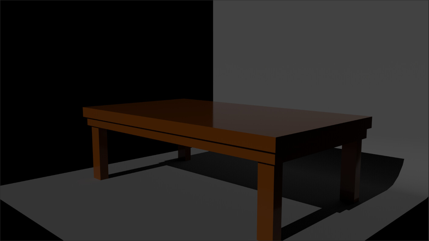 ArtStation - Wooden Table