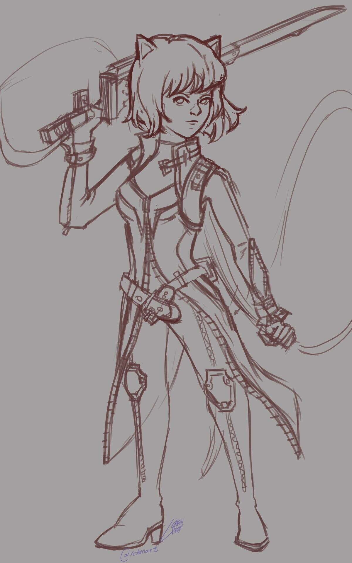 Lillian Chen - Blake - RWBY fanart