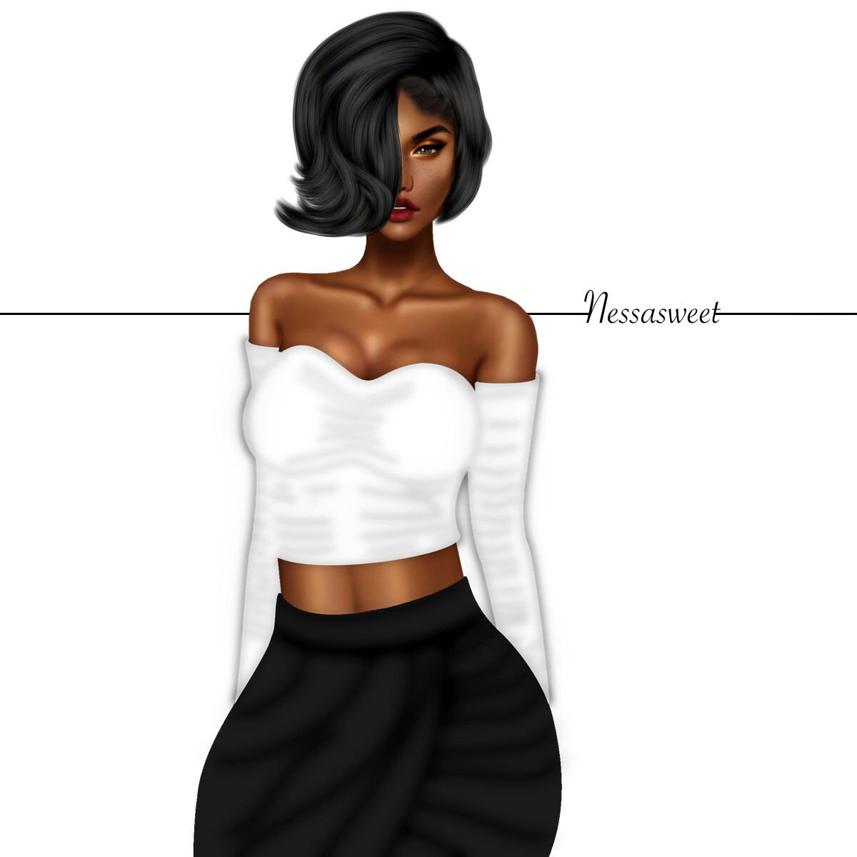 ArtStation - Black and White IMVU