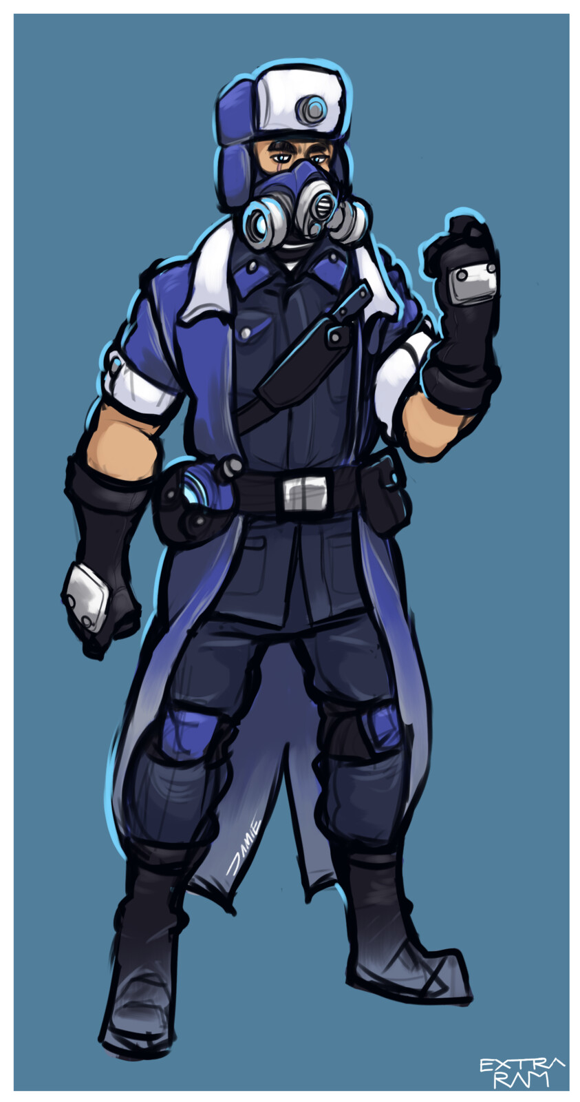 Jamie Reidy - MK11 Fanart: Nuklear Winter Sub-Zero