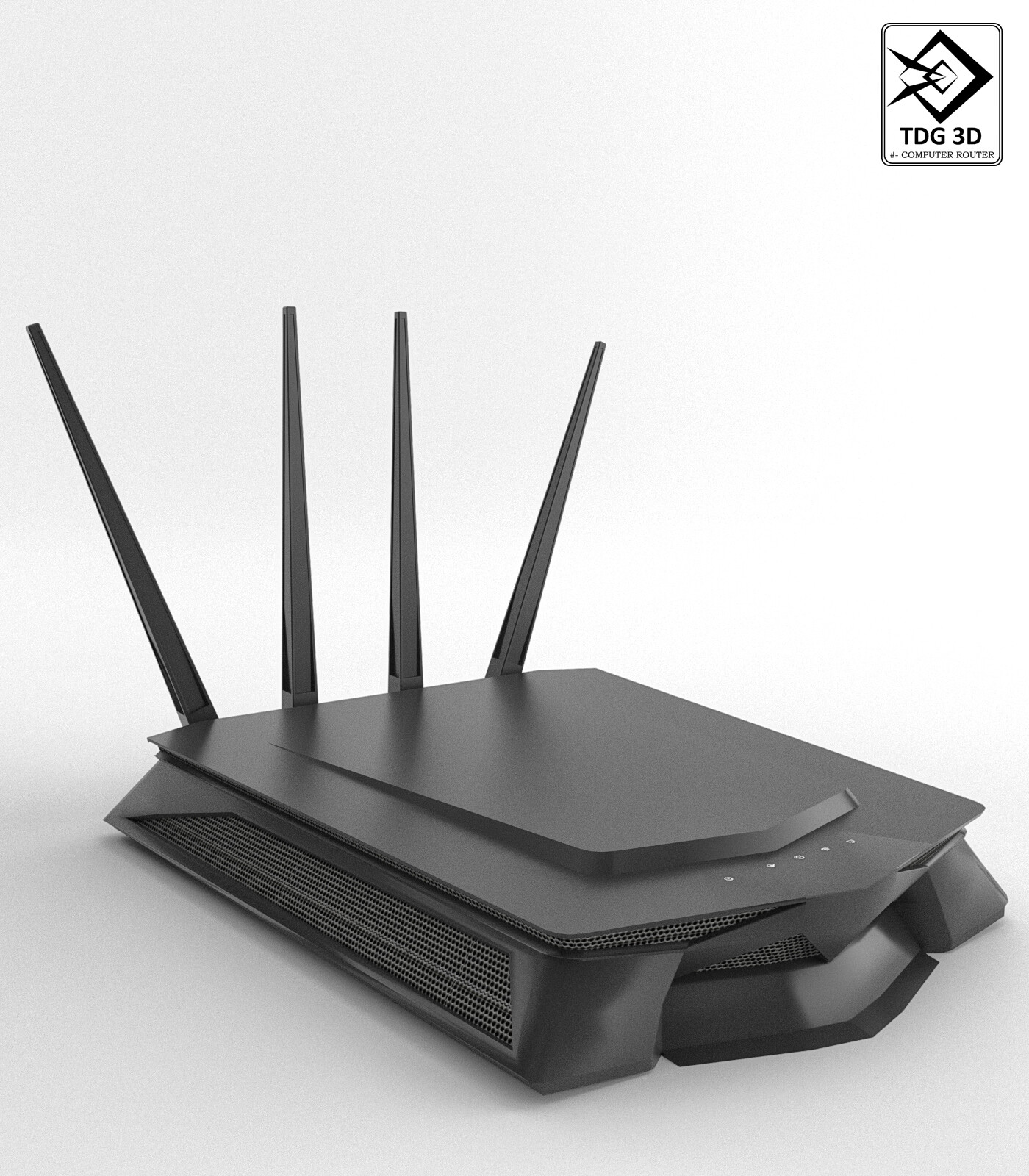 ArtStation - computer router pack