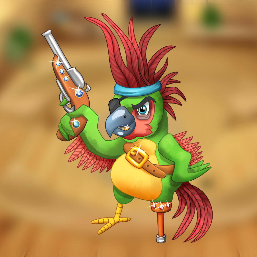 ArtStation - Pirate Parrot
