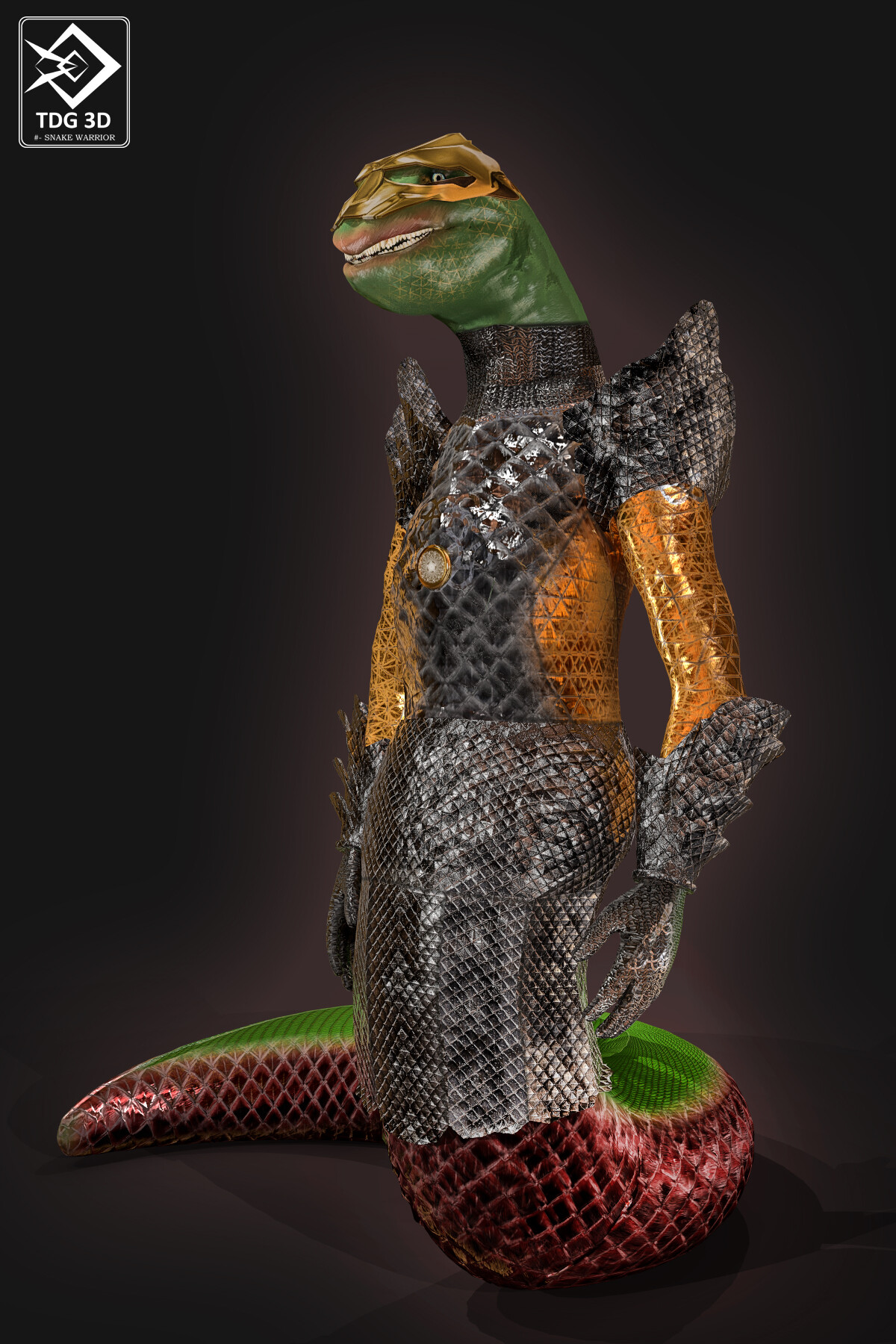 ArtStation - snake warrior