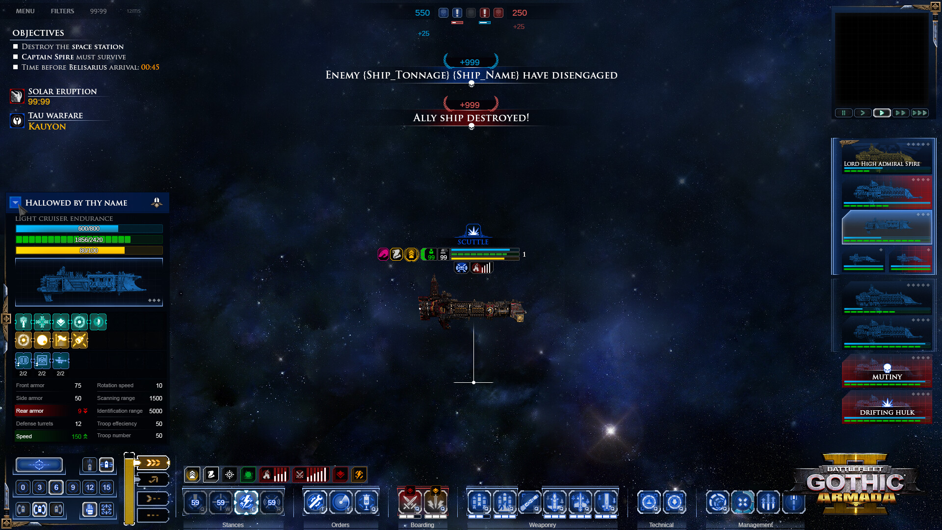 Thierry Haibach UI/UX Artist Freelance - Battlefleet Gothic Armada II ...