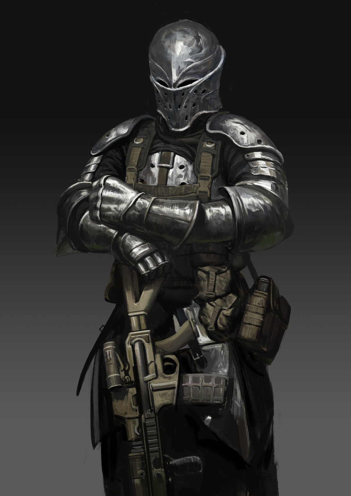 Daniil Gorbunow - concept art modern knight