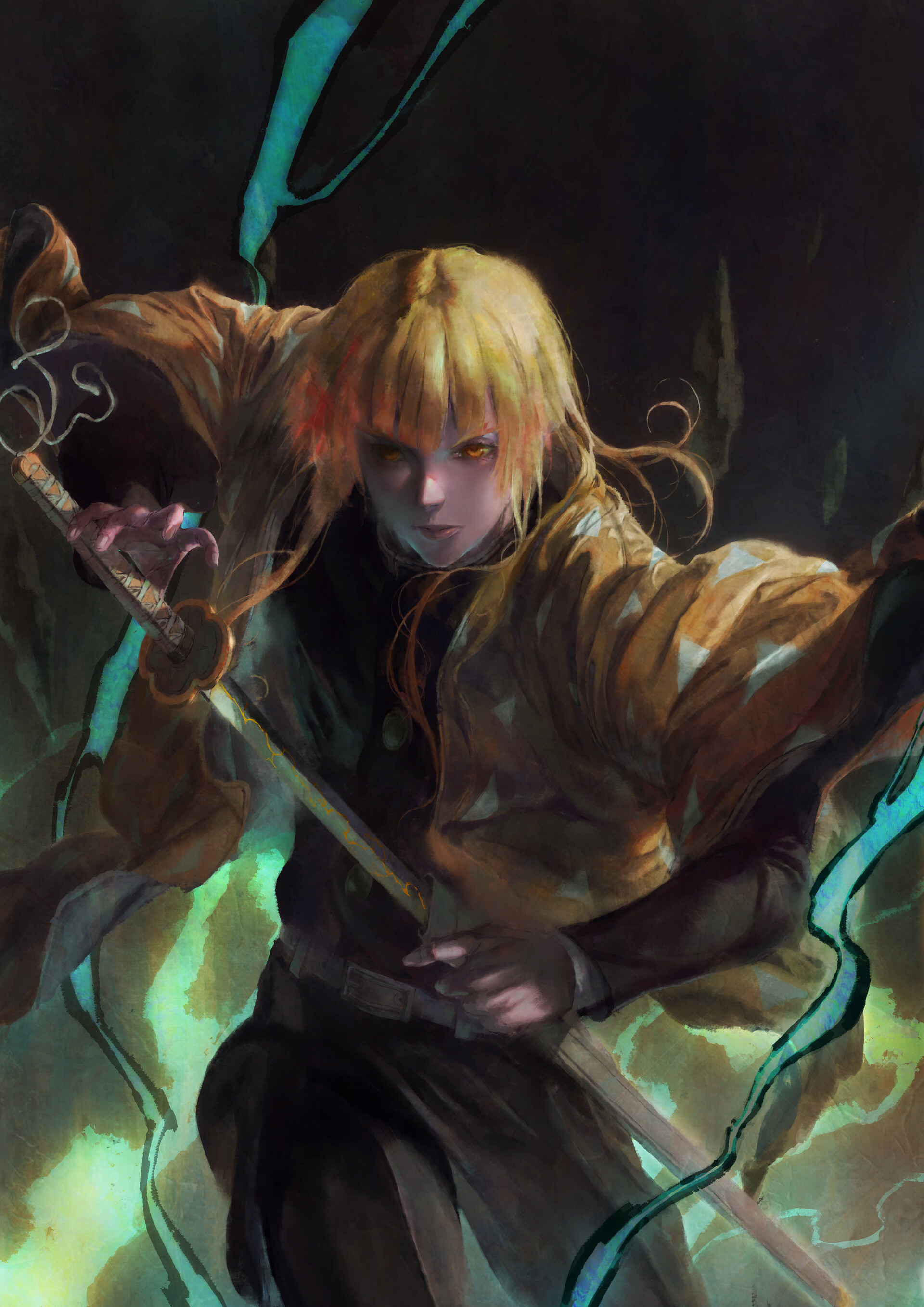 ArtStation - zenitsu doodle